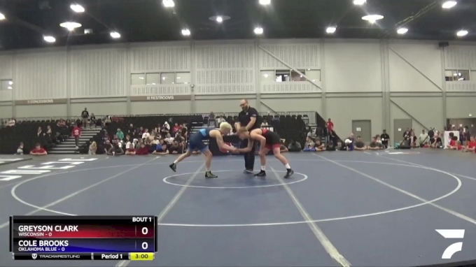 145 lbs Round 1 (8 Team) - Greyson Clark, Wisconsin vs Cole Brooks ...