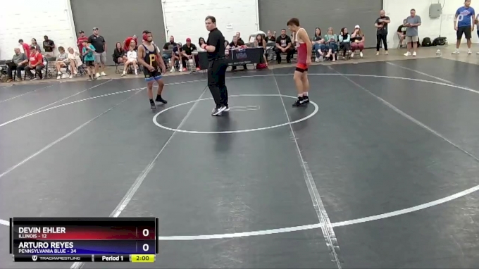 125 lbs Semis & 1st Wrestleback (8 Team) - Devin Ehler, Illinois vs ...