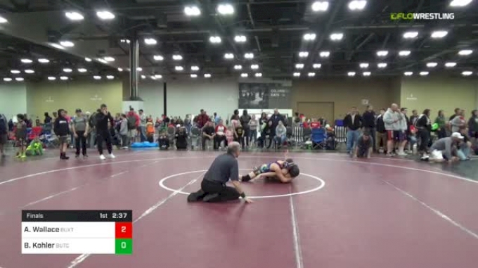 88 lbs Final - Aidan Wallace, Buxtons vs Bryce Kohler, Butcher Shop
