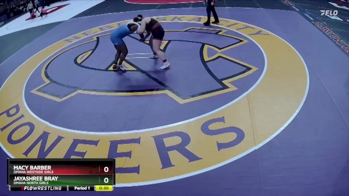 3rd Place Match - Macy Barber, Omaha Westside Girls vs Jayashree Bray ...