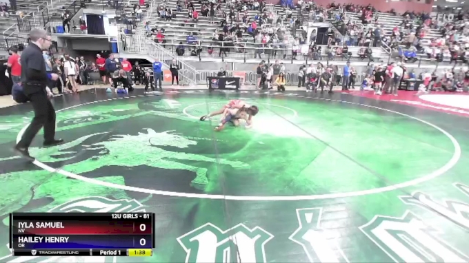81 lbs Quarterfinal - Iyla Samuel, NV vs Hailey Henry, OR