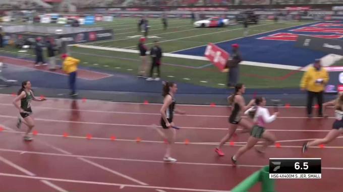 High School Girls' 4x400m Relay Event 546 - South Jersey Small, Prelims