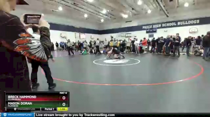 170 lbs Semifinal - Mason Doran, Flathead vs Breck Hammond, Ellensburg