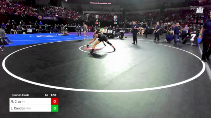 170 lbs Quarterfinal - Nathan Cruz, Northview (SS) vs Luke Condon ...