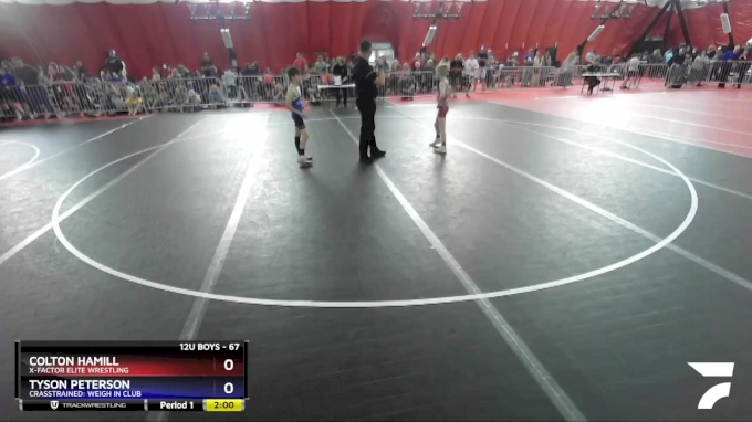 67 lbs 1st Place Match - Colton Hamill, X-Factor Elite Wrestling vs ...