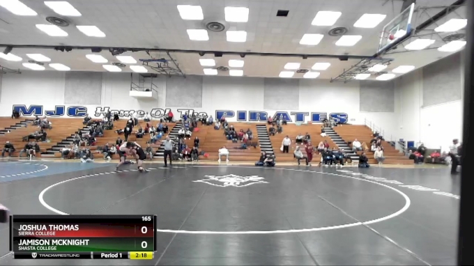 165 lbs Semifinal - Joshua Thomas, Sierra College vs Jamison McKnight ...