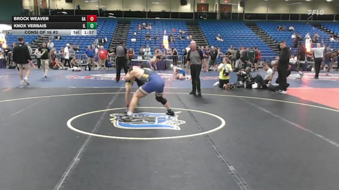 157 lbs Consi Of 16 #2 - Brock Weaver, GA vs Knox Verbais, IL