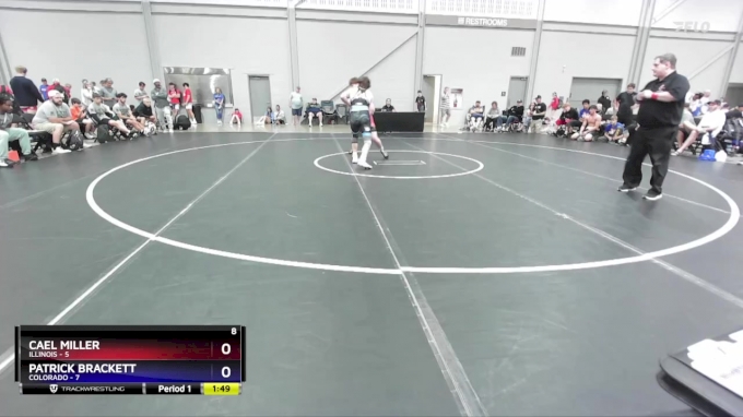 165 lbs Placement Matches (8 Team) - Cael Miller, Illinois vs Patrick ...