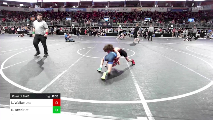 66 lbs Consi Of 8 #2 - Landon Walker, The Glasgow Wrestling Academy vs ...