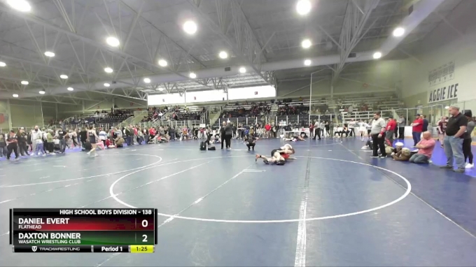 138 lbs Quarterfinal - Daxton Bonner, Wasatch Wrestling Club vs Daniel ...