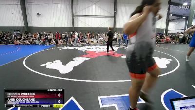 285 lbs Champ. Round 1 - Derrick Wheeler, Mt Adams Wrestling Club vs ...