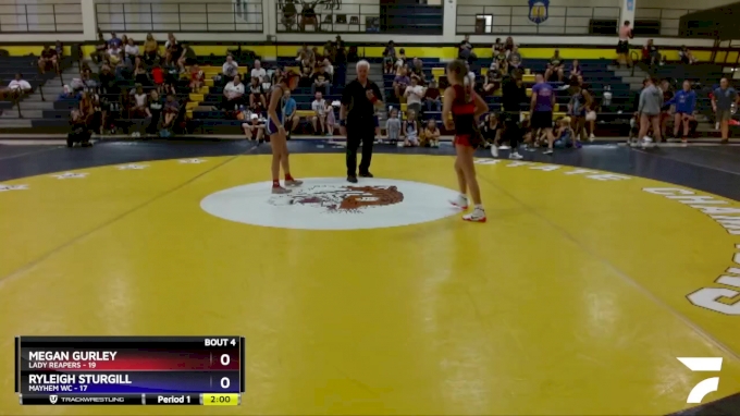 100 lbs Round 2 (6 Team) - Ryleigh Sturgill, Mayhem WC vs Megan Gurley ...