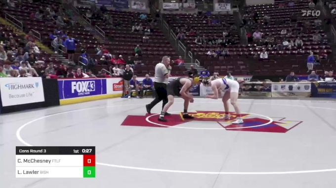 172 lbs Cons Round 3 - Conner McChesney, Fort LeBoeuf vs Lucas Lawler ...