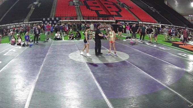 90-95 lbs Champ. Round 5 - Lilyana Erekson, Idaho vs Kailani Kim, Hawaii