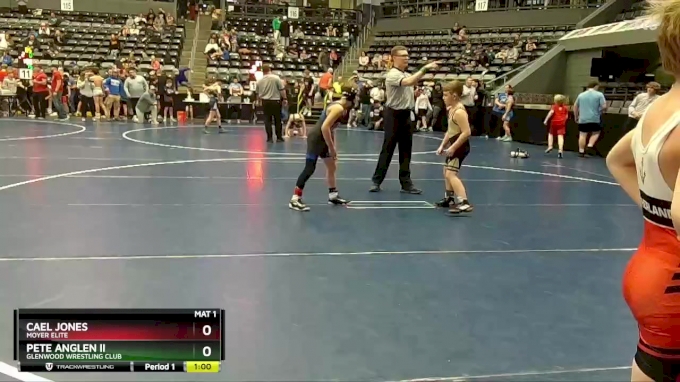80 lbs Quarterfinal - Cael Jones, Moyer Elite vs Pete Anglen Ii ...