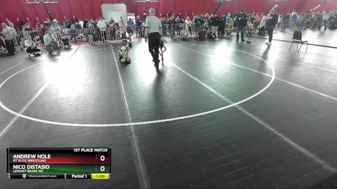 71 lbs 1st Place Match - Andrew Hole, RT Elite Wrestling vs Nico ...