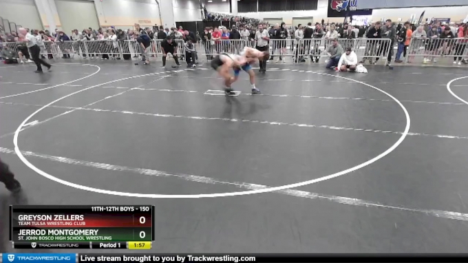150 lbs Champ. Round 2 - Jerrod Montgomery, St. John Bosco High School ...