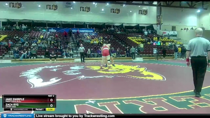 285 lbs Cons. Semi - Zach Ryg, Upper Iowa vs Jake Swirple, Minot State ...