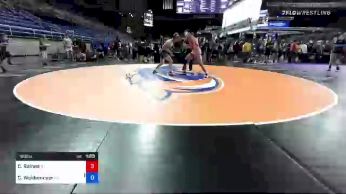 160 lbs Round Of 64 - Coy Raines, New York vs Cael Weidemoyer, Pennsylvania