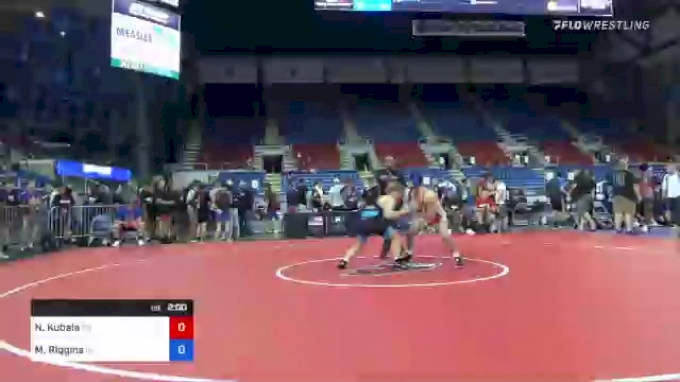 120 lbs Consi Of 8 #2 - Noah Kubala, Colorado vs Maximus Riggins, Iowa