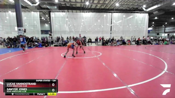 126 lbs 1st Place Match - Sawyer Jones, NOVA Wrestling Club vs Lucas ...