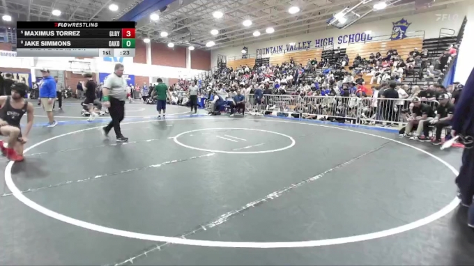 126 lbs 3rd Place Match - Jake Simmons, Oakdale vs Maximus Torrez, Gilroy