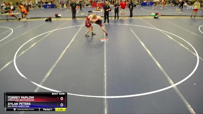144 lbs Cons. Semi - Torrey Paplow, Wrestling Brotherhood vs Dylan ...