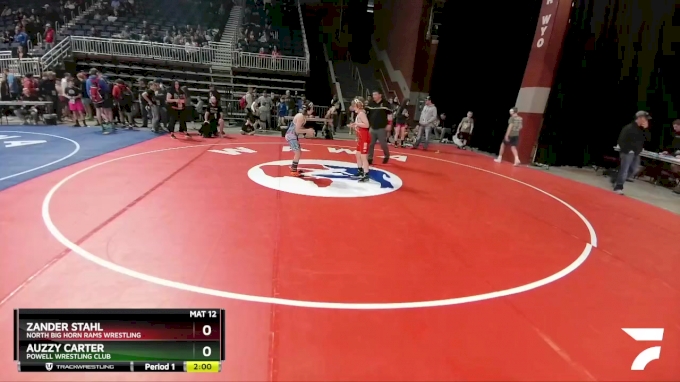 108 lbs Quarterfinal - Zander Stahl, North Big Horn Rams Wrestling vs ...
