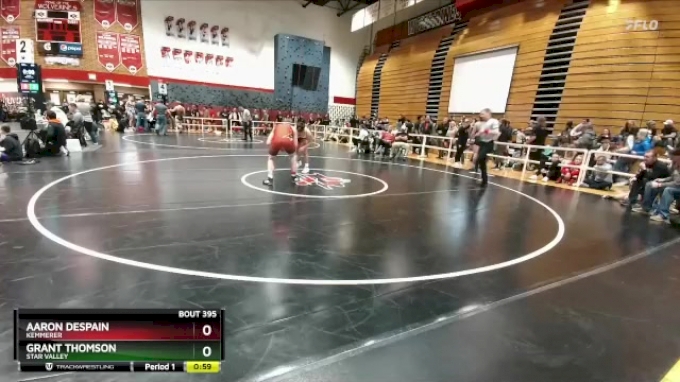 190 lbs Cons. Round 2 - Aaron Despain, Kemmerer vs Grant Thomson, Star ...