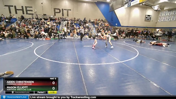 104 lbs Cons. Round 3 - Aiden Christensen, Champions Wrestling Club vs ...