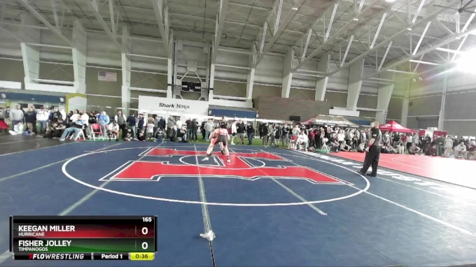 165 lbs Cons. Round 4 - Keegan Miller, Hurricane vs Fisher Jolley ...