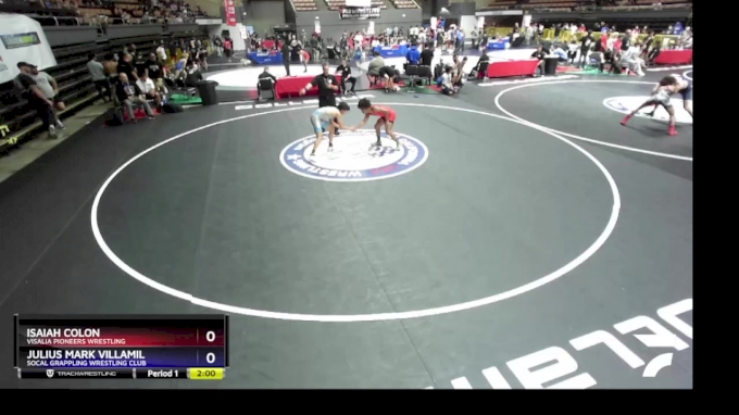 106 lbs Cons. Round 4 - Isaiah Colon, Visalia Pioneers Wrestling vs ...