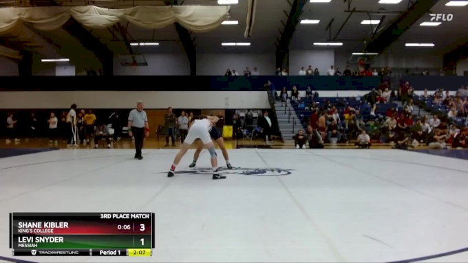 149 lbs 3rd Place Match - Shane Kibler, King`s College vs Levi Snyder, Messiah