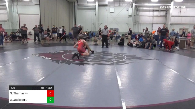 105 lbs Consi Of 4 - Nathan Thomas, EP vs Deven Jackson, EP