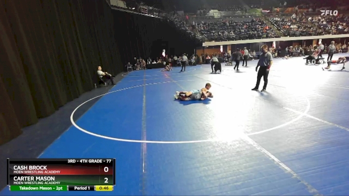 77 lbs Quarterfinal - Carter Mason, Moen Wrestling Academy vs Cash ...