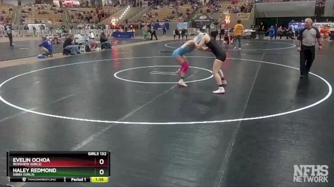 Girls 132 lbs Quarterfinal - Evelin Ochoa, Rossview (Girls) vs Haley ...