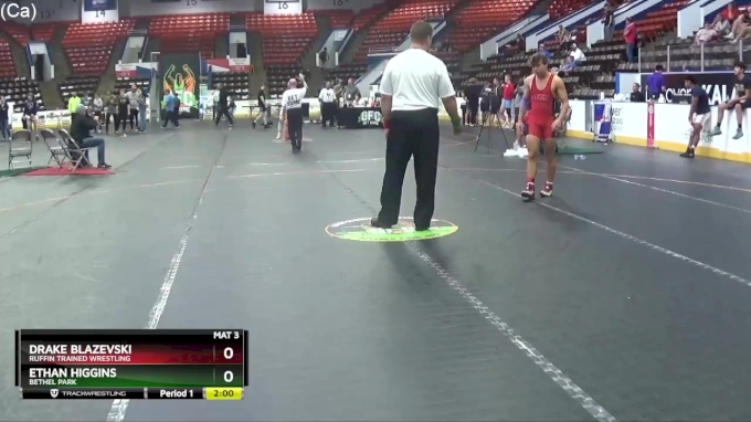 145 lbs 7th Place Match - Drake Blazevski, Ruffin Trained Wrestling vs ...