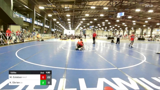 132 lbs Round Of 64 - Michael Esteban, Team Shutt Penguin vs Kevin ...