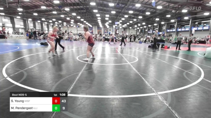 185 lbs Rr Rnd 2 - Shaelie Young, Misfits Girls Wrestling vs Maura ...