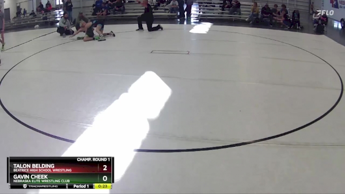 123 lbs 2nd Place Match - Gavin Cheek, Nebraska Elite Wrestling Club vs ...