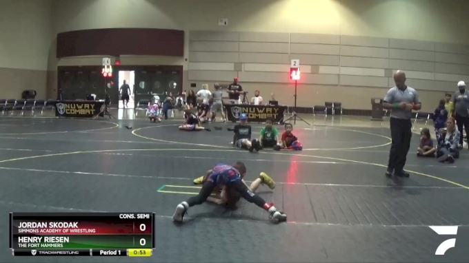65 lbs Cons. Semi - Henry Riesen, The Fort Hammers vs Jordan Skodak ...