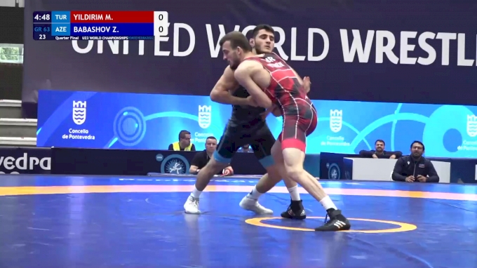 63 kg 1/4 Final - Mustafa Safa Yildirim, Turkey vs Ziya Babashov ...