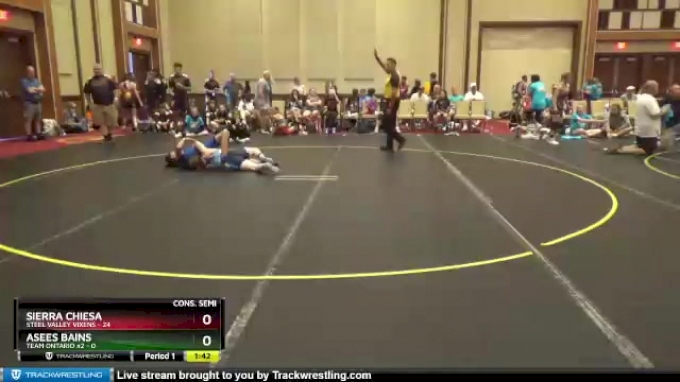 118 lbs Semis & 1st Wrestleback (8 Team) - Sierra Chiesa, Steel Valley ...