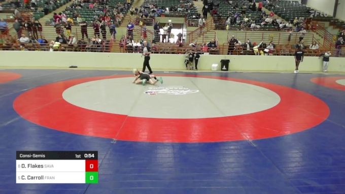 90 lbs Consolation - Dathan Flakes, Savannah Wrestling Center vs Colt ...