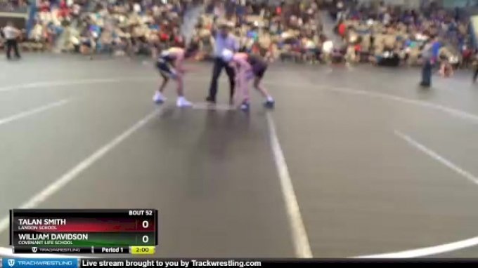 126 lbs Champ. Round 2 - Talan Smith, Landon School vs William Davidson ...