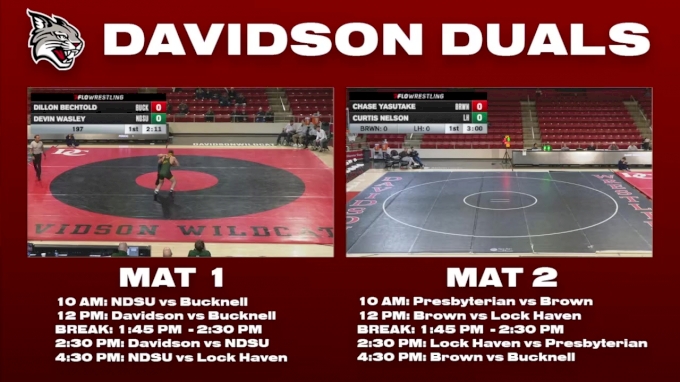 197 lbs Finals (2 Team) - Dillon Bechtold, Bucknell vs Devin Wasley ...
