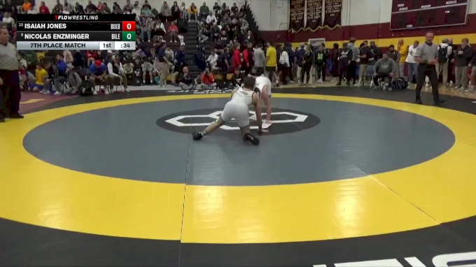 126 lbs 7th Place Match - Isaiah Jones, Bixby vs Nicolas Enzminger ...