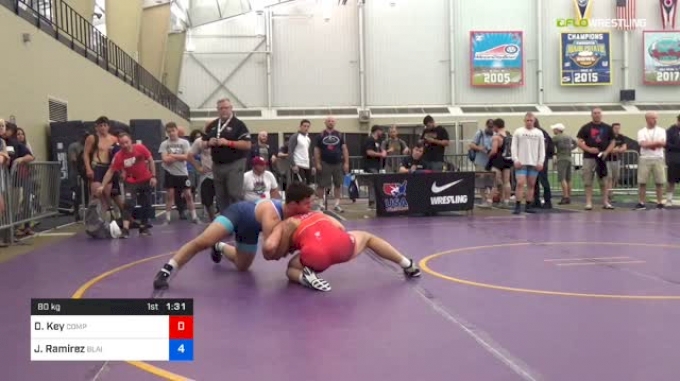 80 kg Round Of 16 - David Key, Compound vs Julian Ramirez, Blair