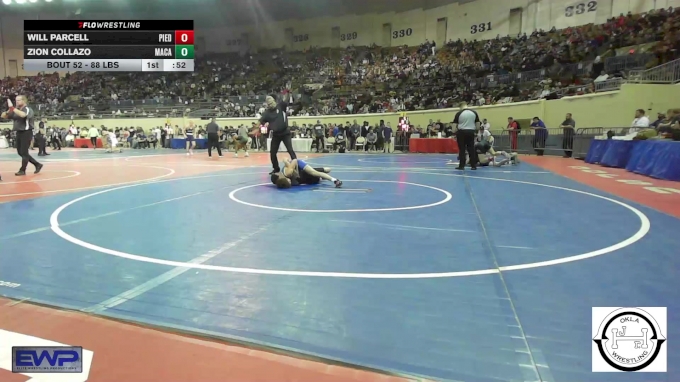 88 lbs Consi Of 32 #1 - Will Parcell, Piedmont vs Zion Collazo ...