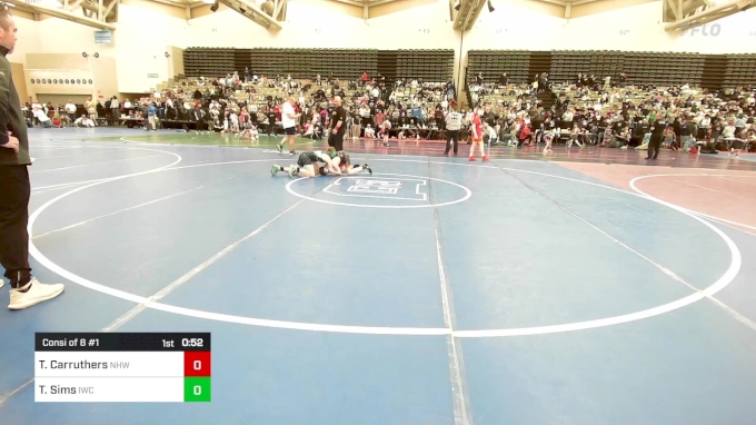 93-J lbs Consi Of 8 #1 - Tyler Carruthers, North Hunterdon, NJ vs Teddy ...